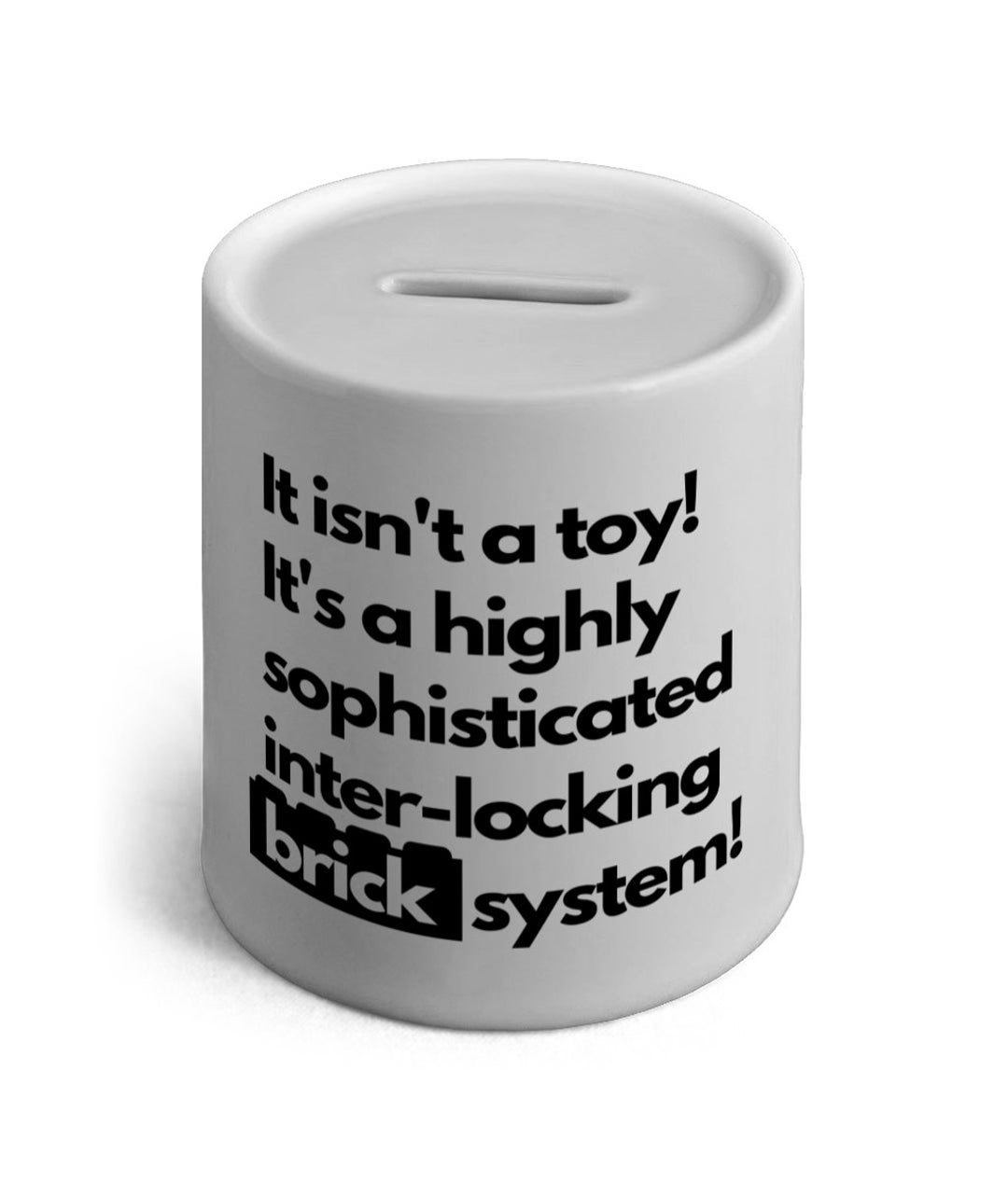 Funny Building Brick Ceramic Money Box Save up for Epic Building ...