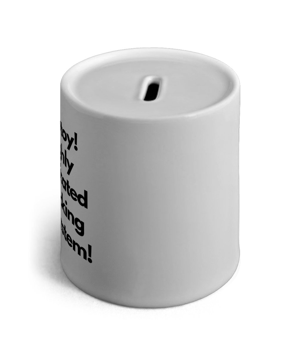 Funny Building Brick Ceramic Money Box Save up for Epic Building ...