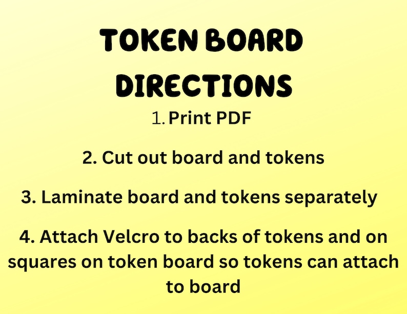 Digital Download Aba Token Board 10 Tokens Aba - Etsy