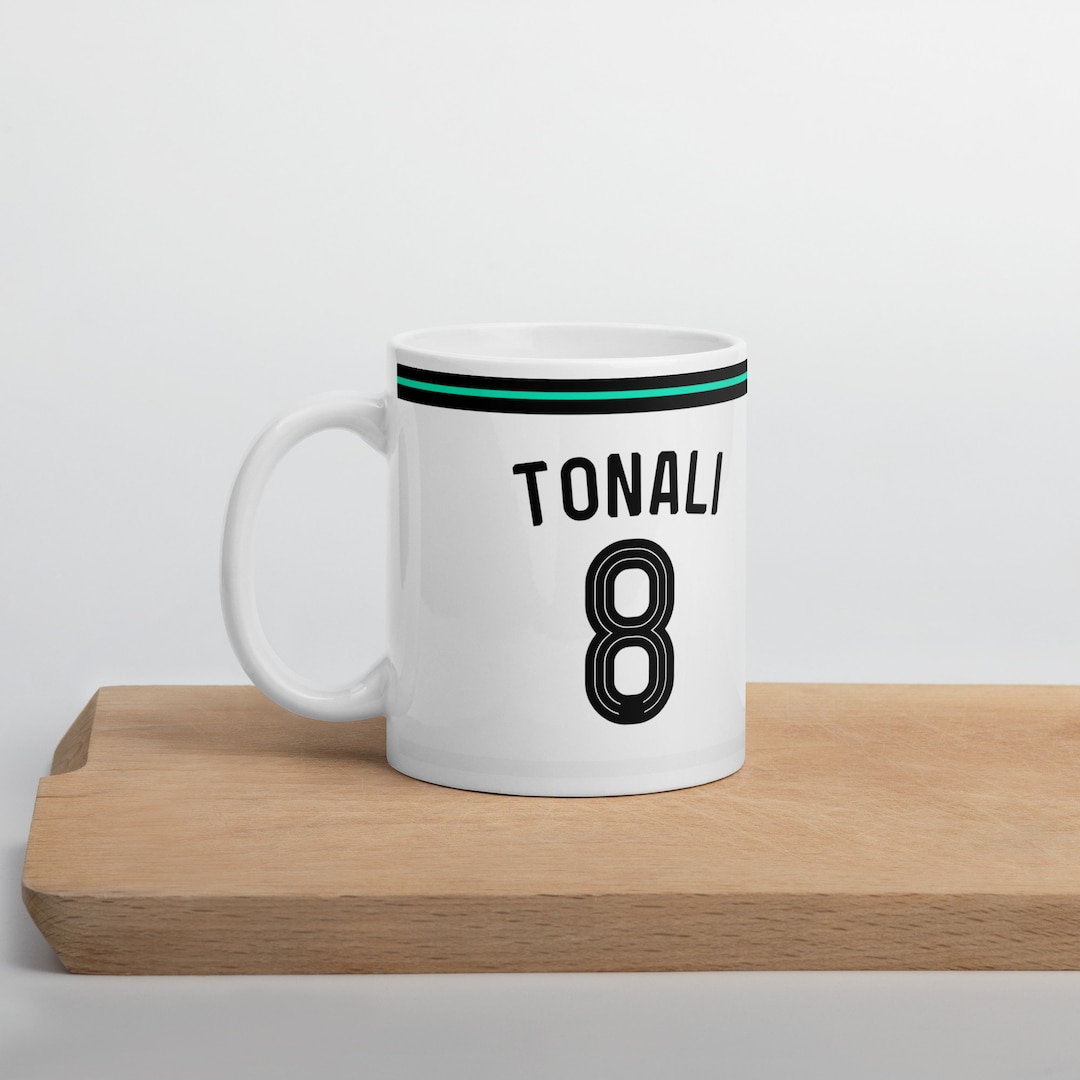 Sandro Tonali Newcastle United 3rd Kit 24/25 Mug, NUFC Coffee Tea ...