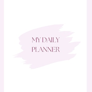 Daily to Do List Printable, Instant Download, Minimal Productivity ...