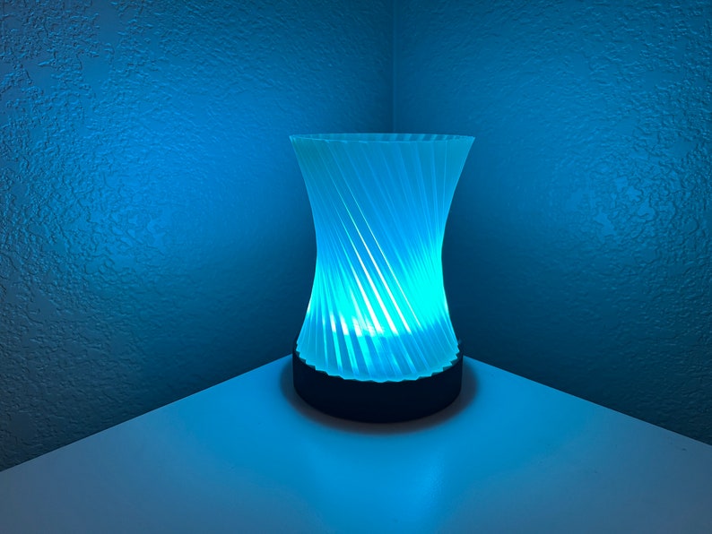 3D Printed Color-changing Desk Lamp With Remote Control - Etsy