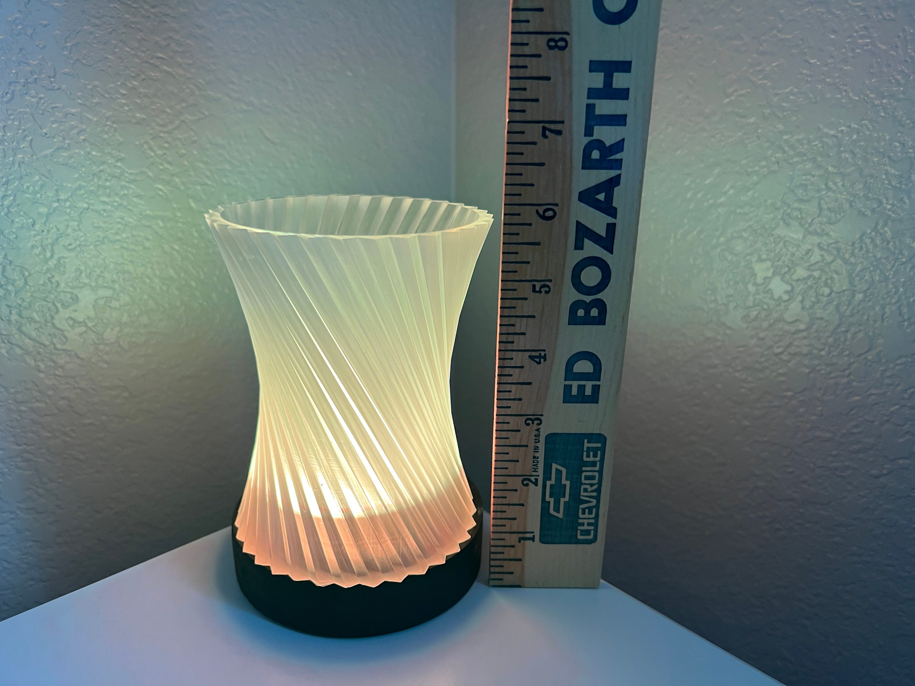 3D Printed Color-changing Desk Lamp With Remote Control - Etsy