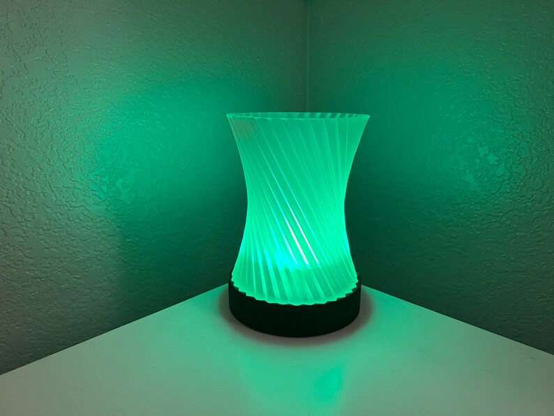 3D Printed Color-changing Desk Lamp With Remote Control - Etsy