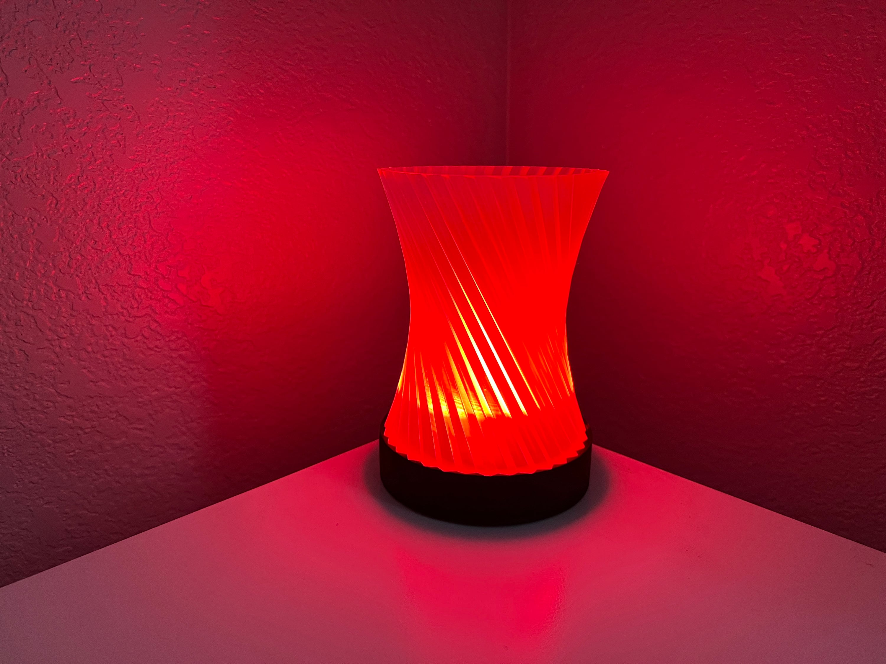 3D Printed Color-changing Desk Lamp With Remote Control - Etsy
