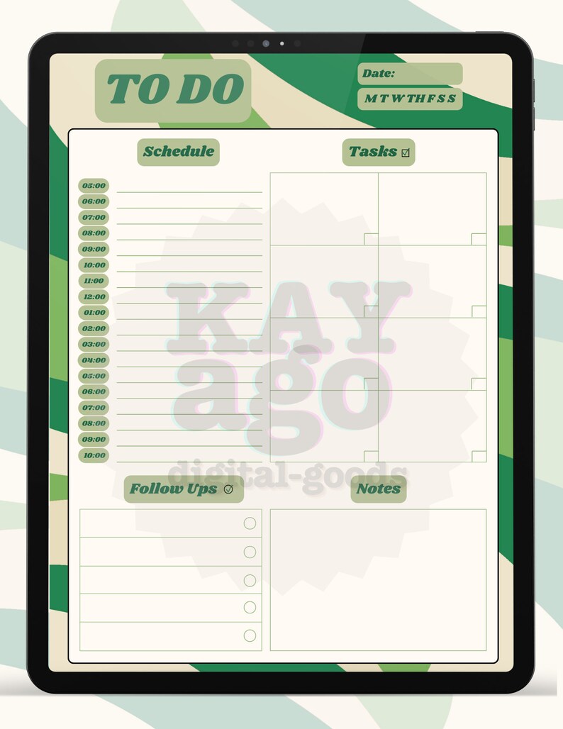 Colorful To-do List Bundle - Printable & Instant Download in A4, A5, US ...