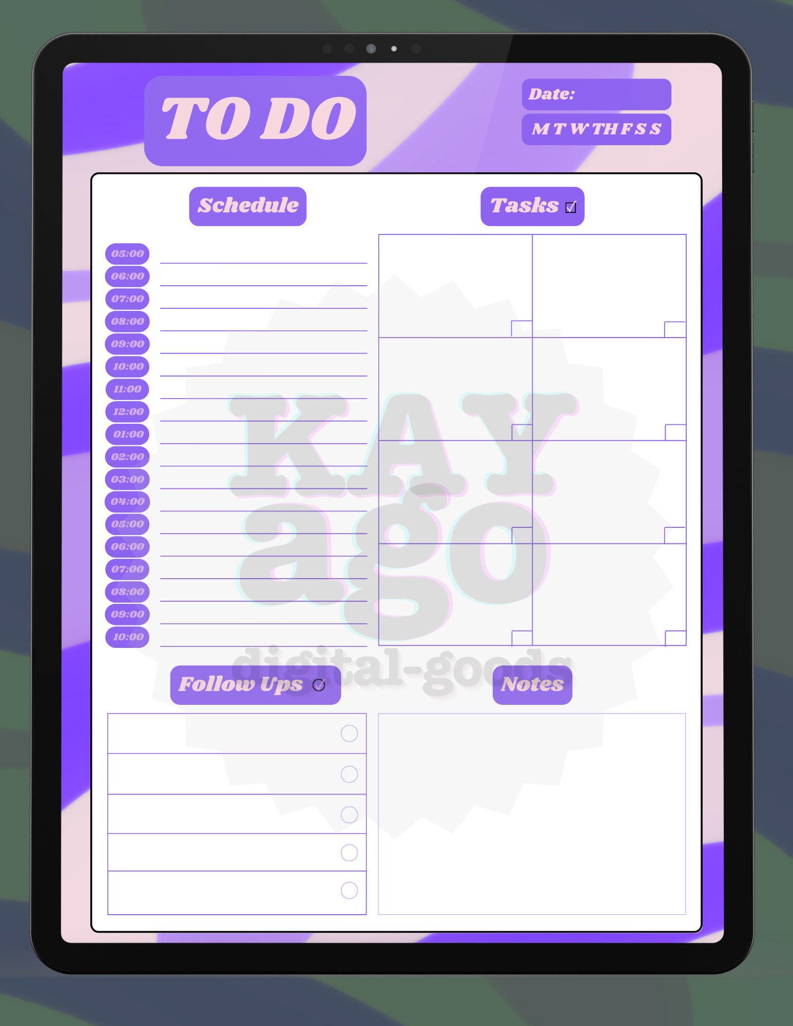 Colorful To-do List Bundle Printable & Instant Download in A4, A5, US ...