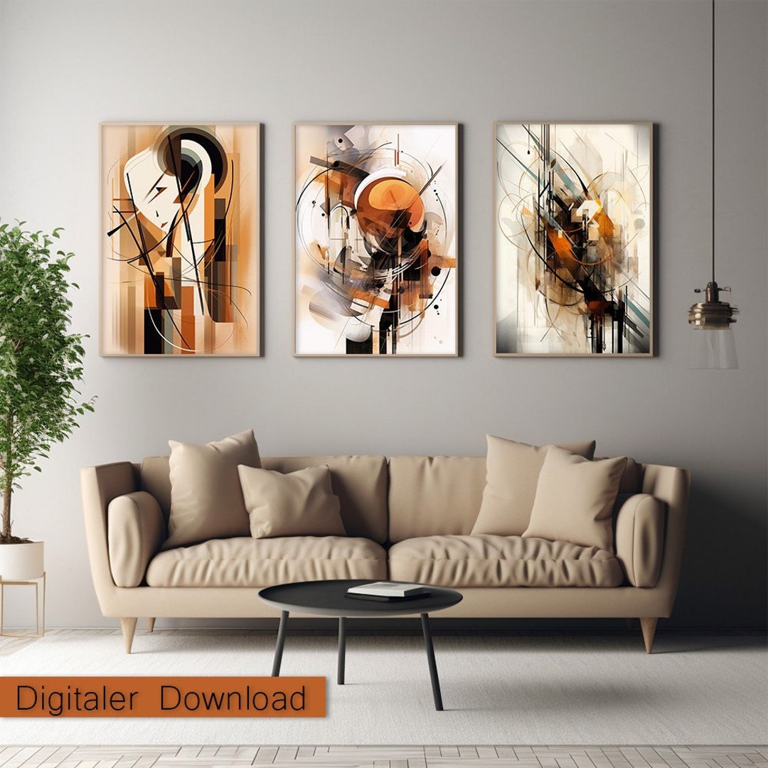 Modern Art Vol.i 10 Posters to Print Yourself DIN A4 - Etsy