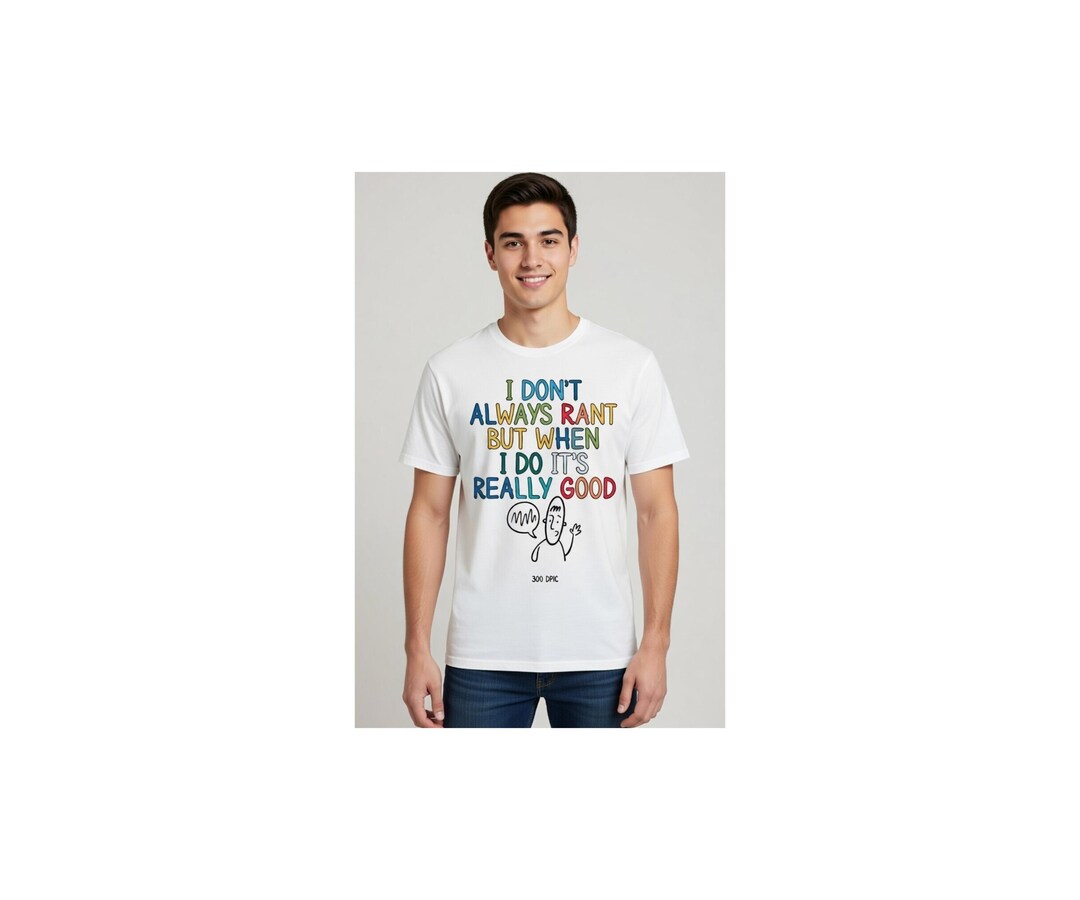 Funny Sarcastic Rant PNG – Retro Typography T-shirt Design (digital ...
