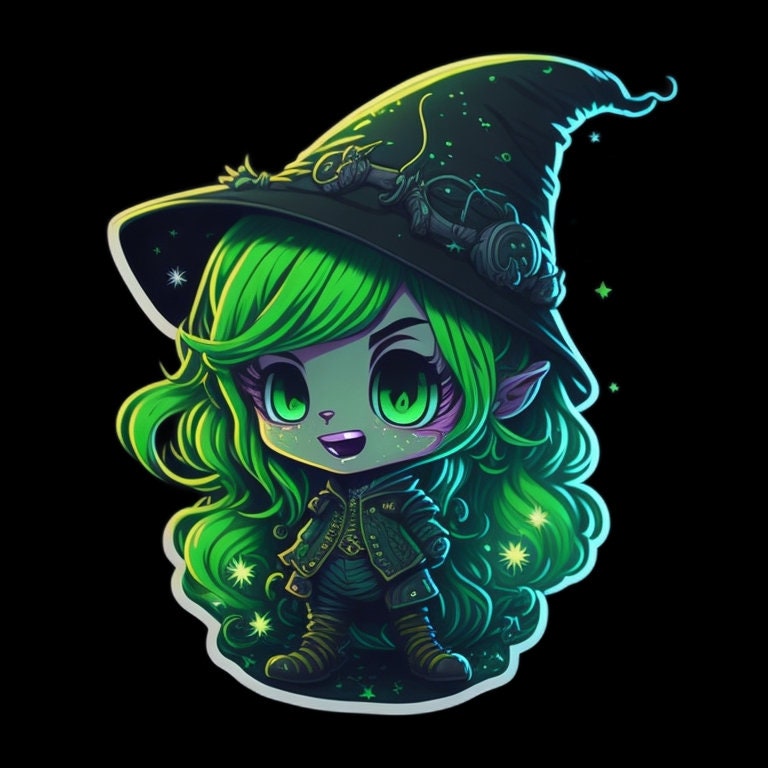 Magic Witch Clipart Bundle Witch PNG Bundle Witch Digital - Etsy