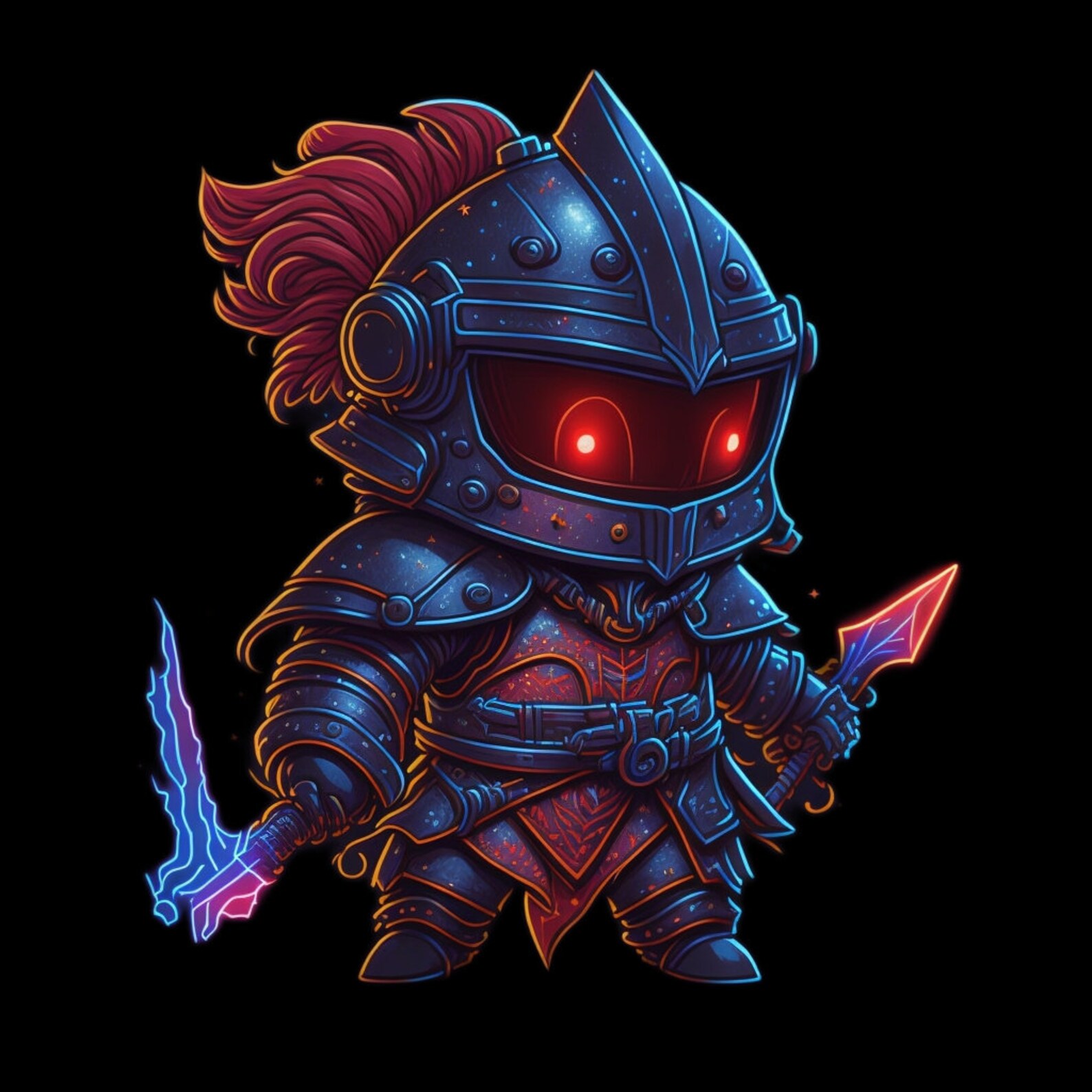 Magic Knight Clipart Bundle Red Knight Clipart Knight - Etsy