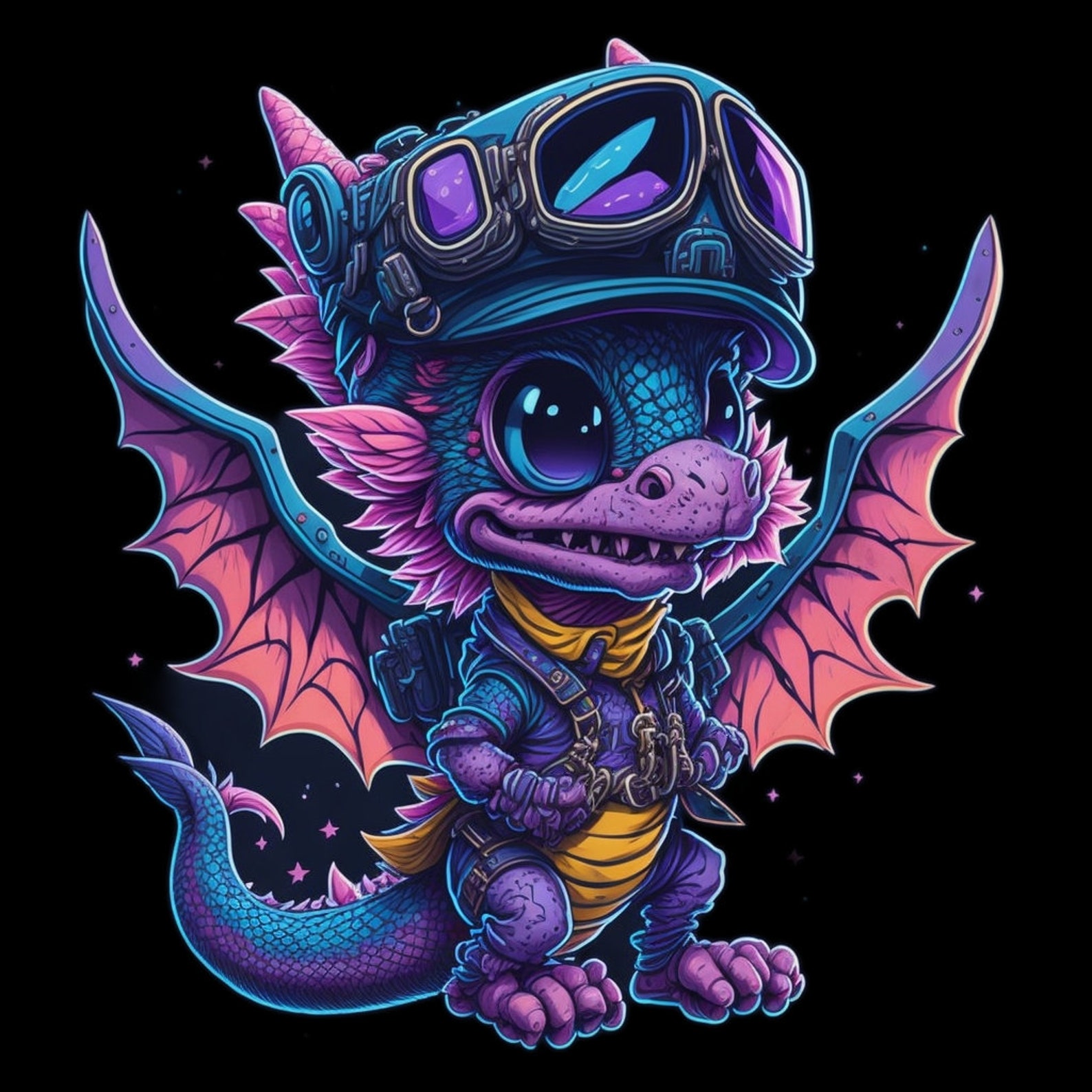 Magic Dragon Clipart Bundle, Blue Dragon Clipart, Dragon Digital ...