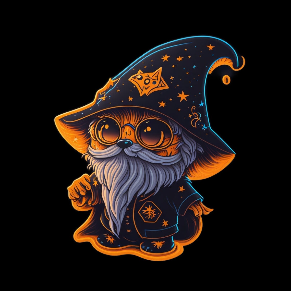 Magic Wizard Clipart Bundle, Wizard PNG Bundle, Wizard Digital ...