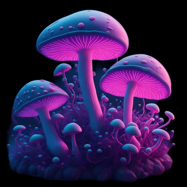 Magic Mushroom Png - Etsy