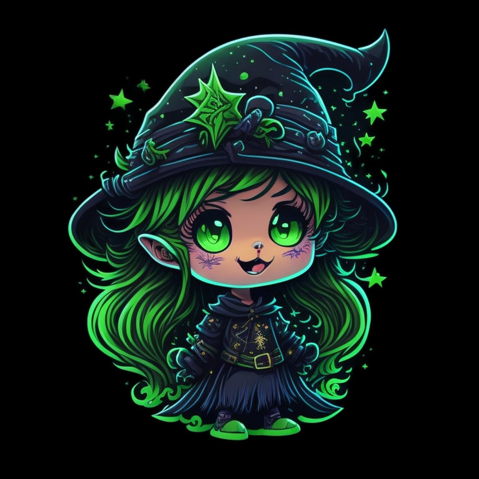 Magic Witch Clipart Bundle Witch PNG Bundle Witch Digital - Etsy