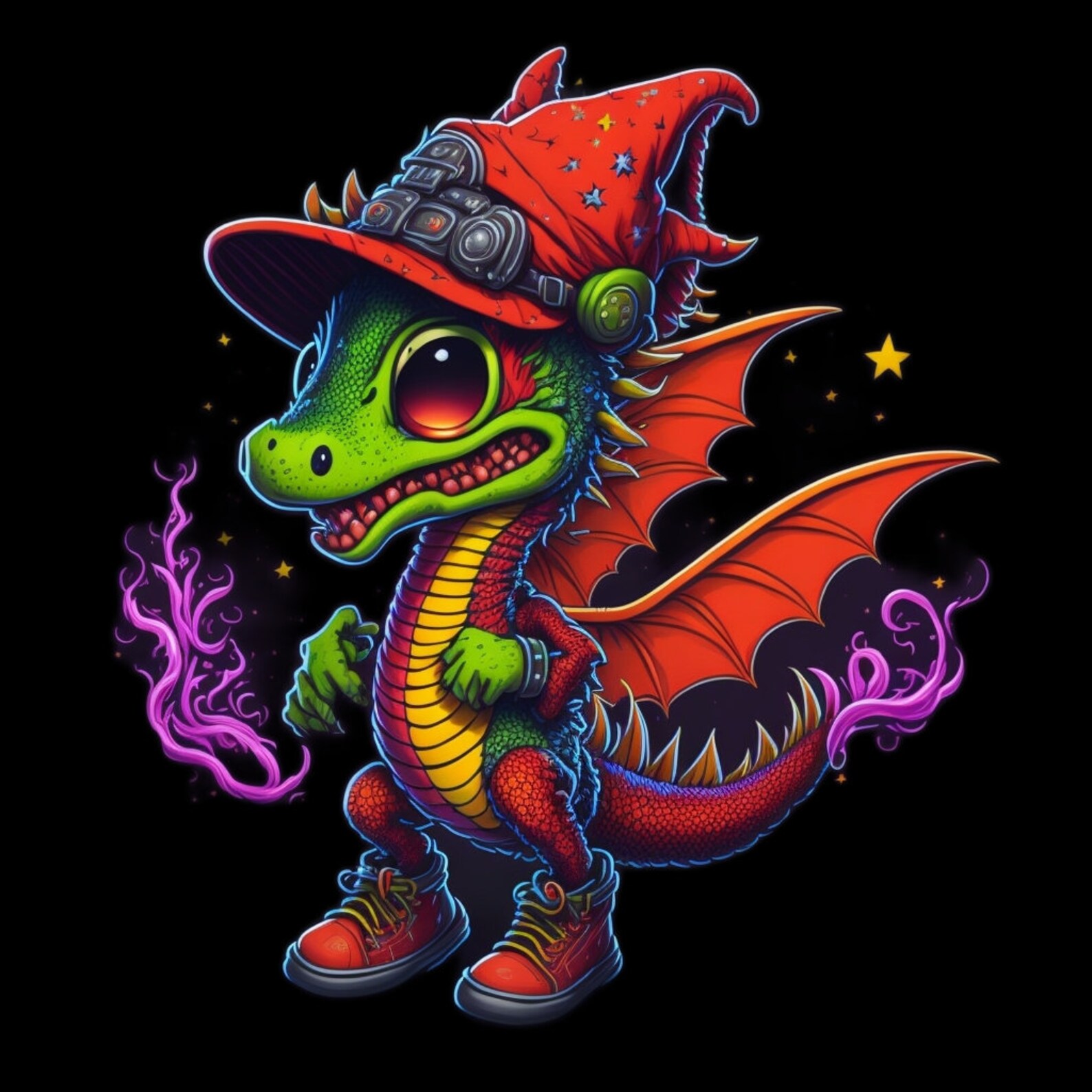 Magic Dragon Clipart Bundle, Rainbow Dragon Clipart, Dragon Digital ...