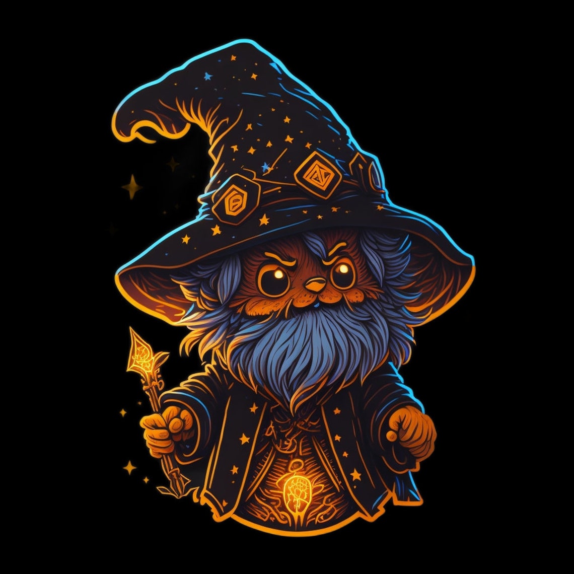 Magic Wizard Clipart Bundle, Wizard PNG Bundle, Wizard Digital ...