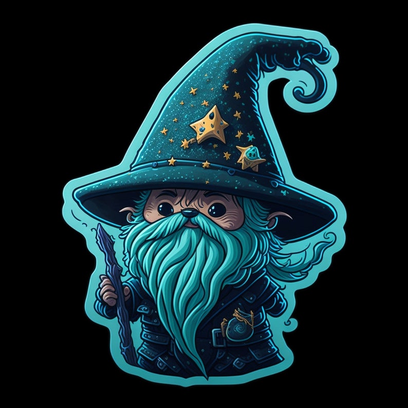 Magic Wizard Clipart Bundle, Wizard PNG Bundle, Wizard Digital ...