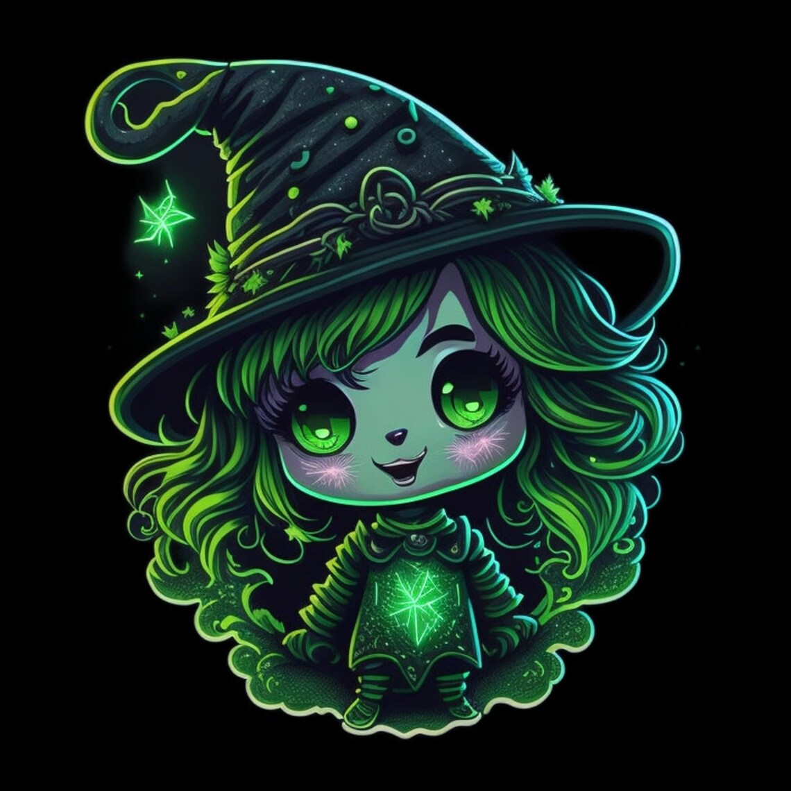 Magic Witch Clipart Bundle Witch PNG Bundle Witch Digital - Etsy