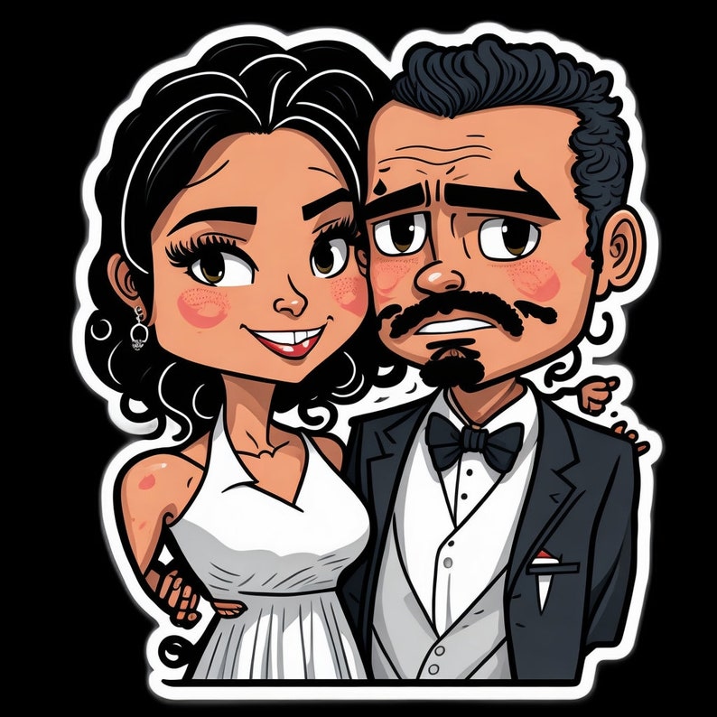 Wedding Sticker Bundle Wedding Clipart PNG Matrimony Clipart, Bride and ...