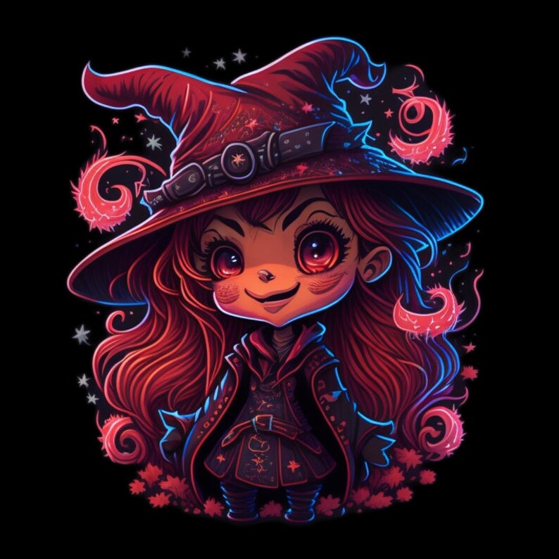 Magic Witch Clipart Bundle, Witch PNG Bundle, Witch Digital Scrapbook ...