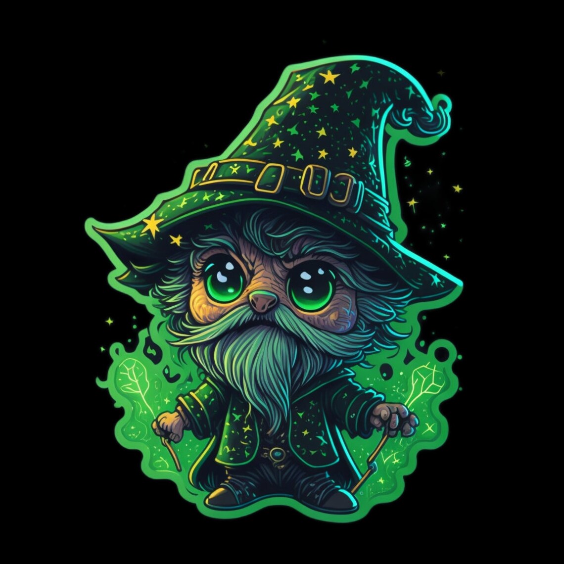 Magic Wizard Clipart Bundle, Wizard PNG Bundle, Wizard Digital ...