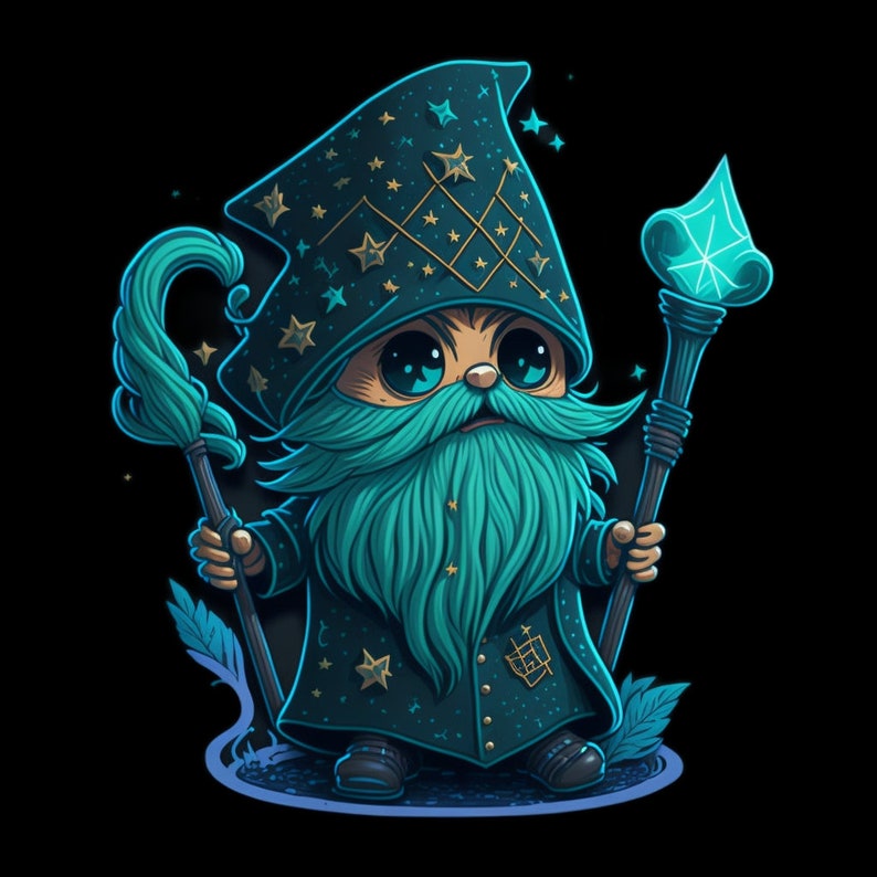 Magic Wizard Clipart Bundle, Wizard PNG Bundle, Wizard Digital ...