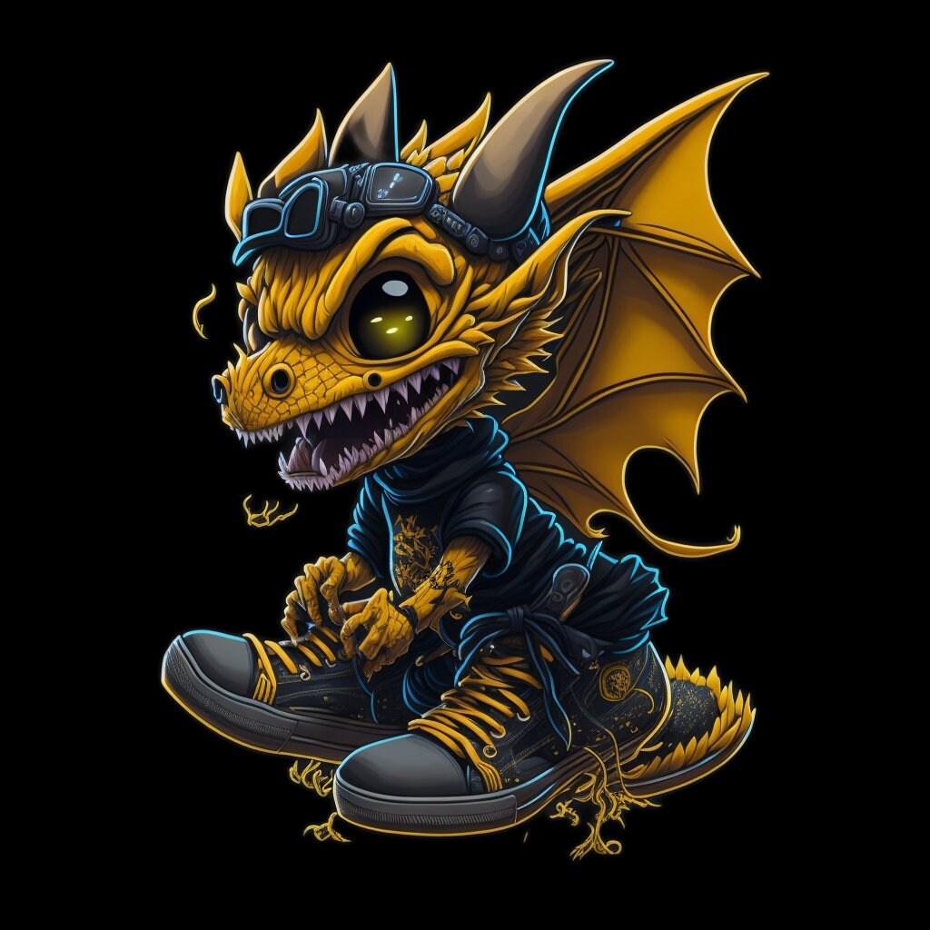 Magic Dragon Clipart Bundle, Orange Dragon Clipart, Dragon Digital ...