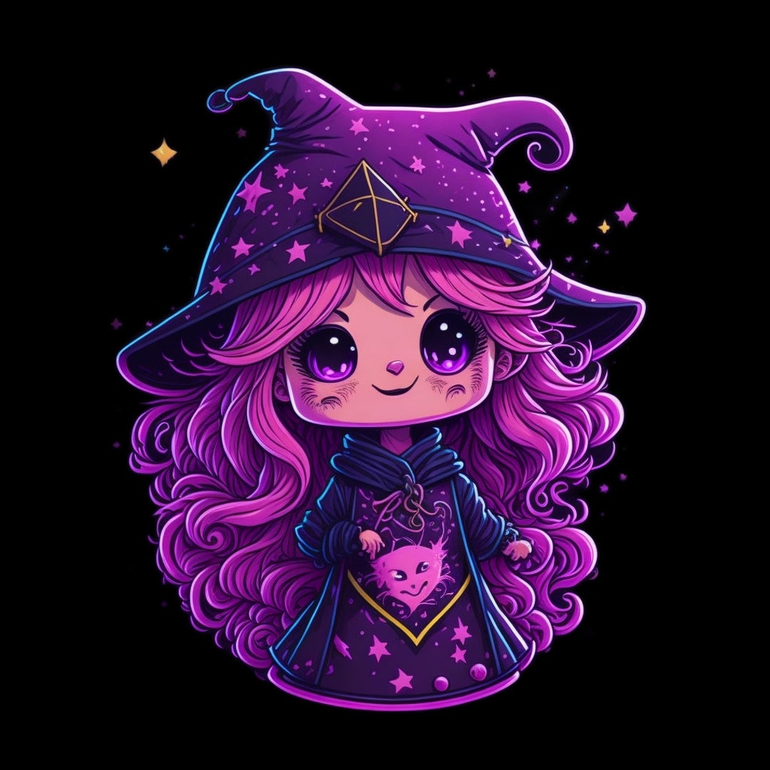 Magic Witch Clipart Bundle, Witch PNG Bundle, Witch Digital Scrapbook ...