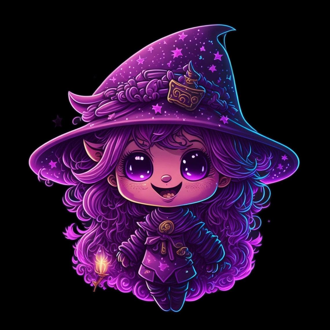Magic Witch Clipart Bundle, Witch PNG Bundle, Witch Digital Scrapbook ...