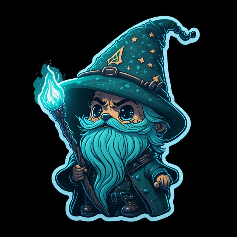 Magic Wizard Clipart Bundle, Wizard PNG Bundle, Wizard Digital ...