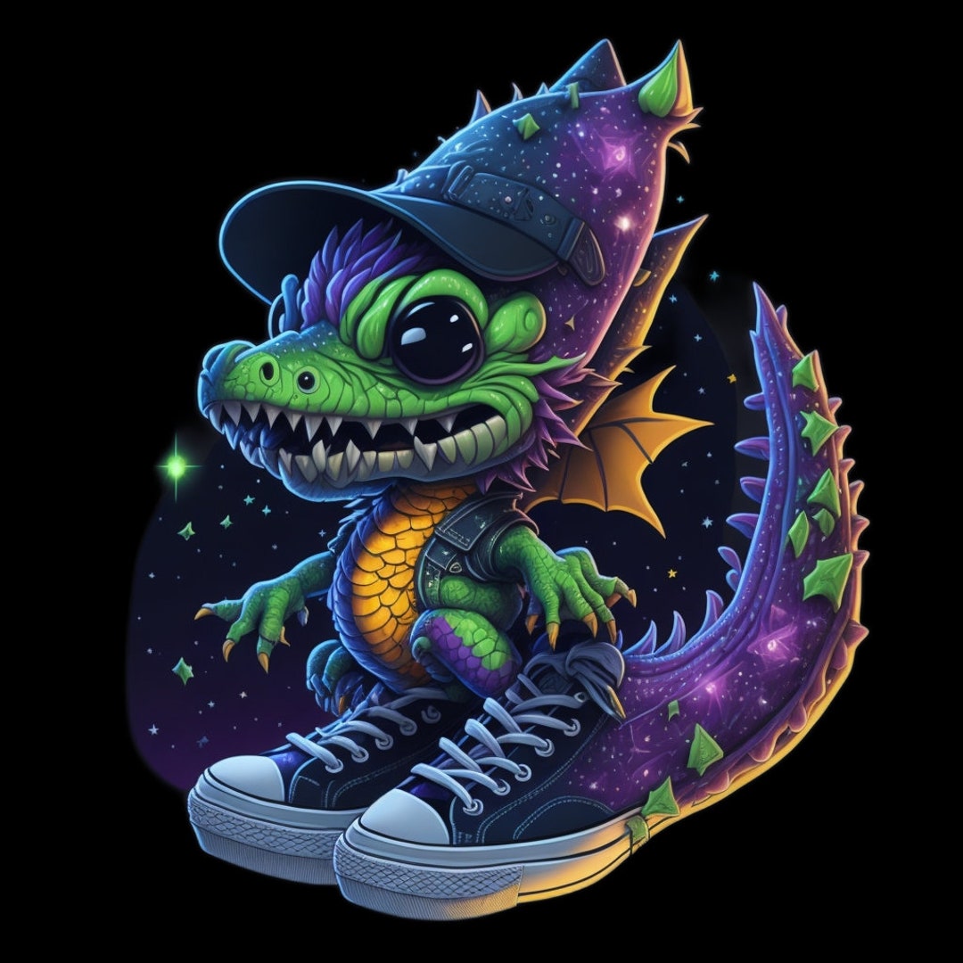 Magic Dragon Clipart Bundle, Rainbow Dragon Clipart, Dragon Digital ...