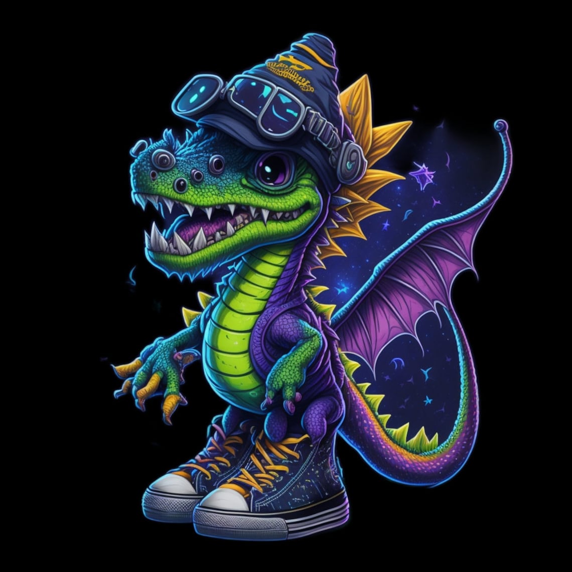 Magic Dragon Clipart Bundle, Rainbow Dragon Clipart, Dragon Digital ...