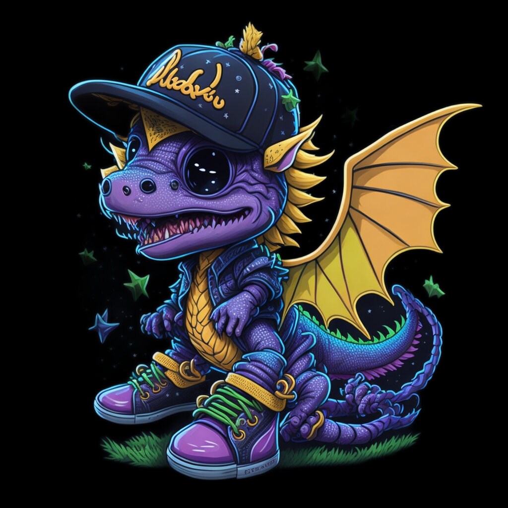 Magic Dragon Clipart Bundle, Rainbow Dragon Clipart, Dragon Digital ...