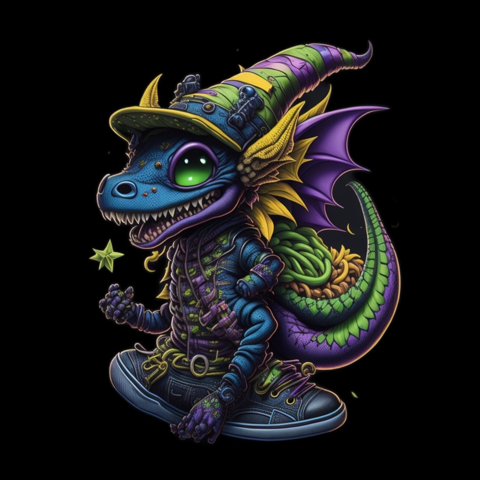 Magic Dragon Clipart Bundle Rainbow Dragon Clipart Dragon - Etsy