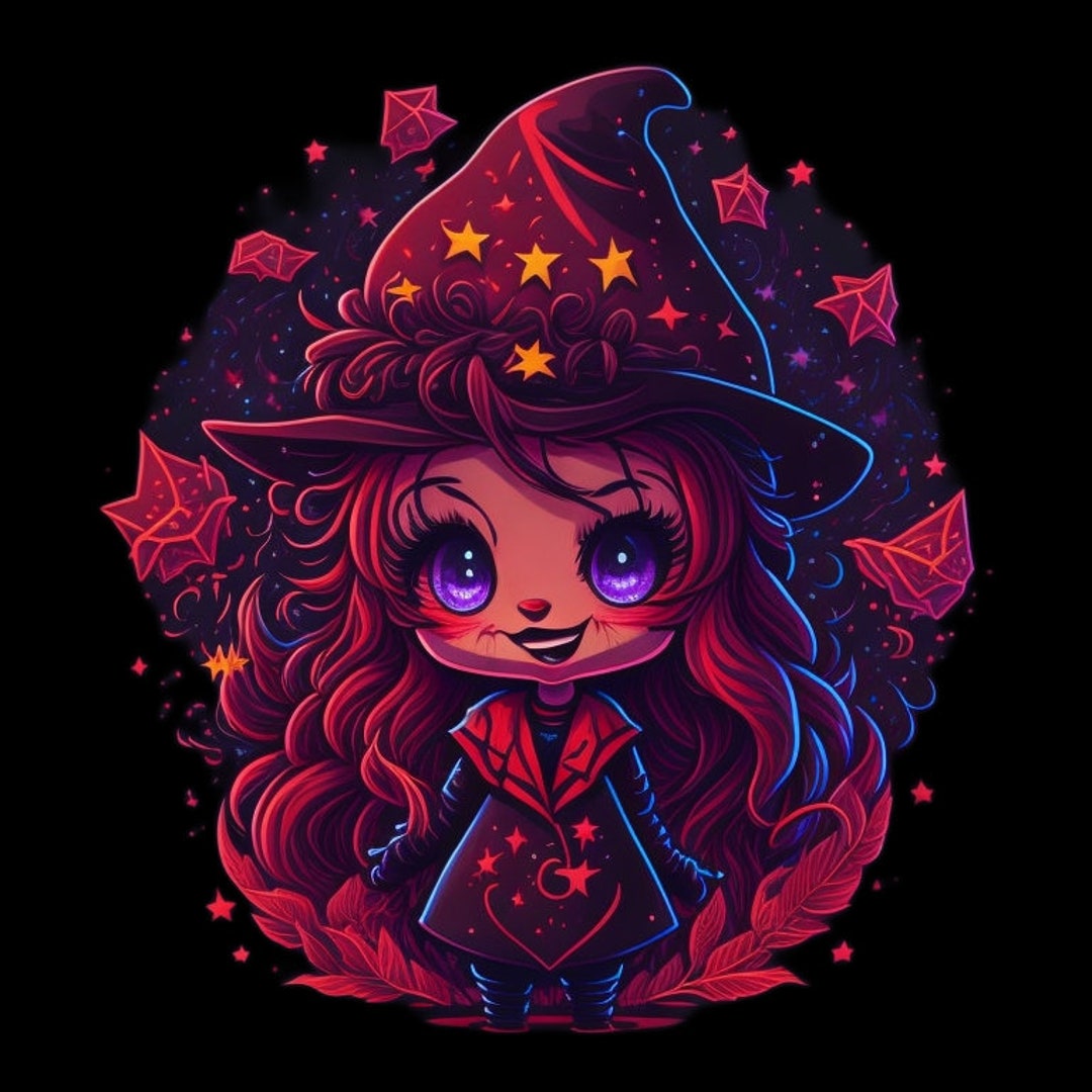 Magic Witch Clipart Bundle, Witch PNG Bundle, Witch Digital Scrapbook ...