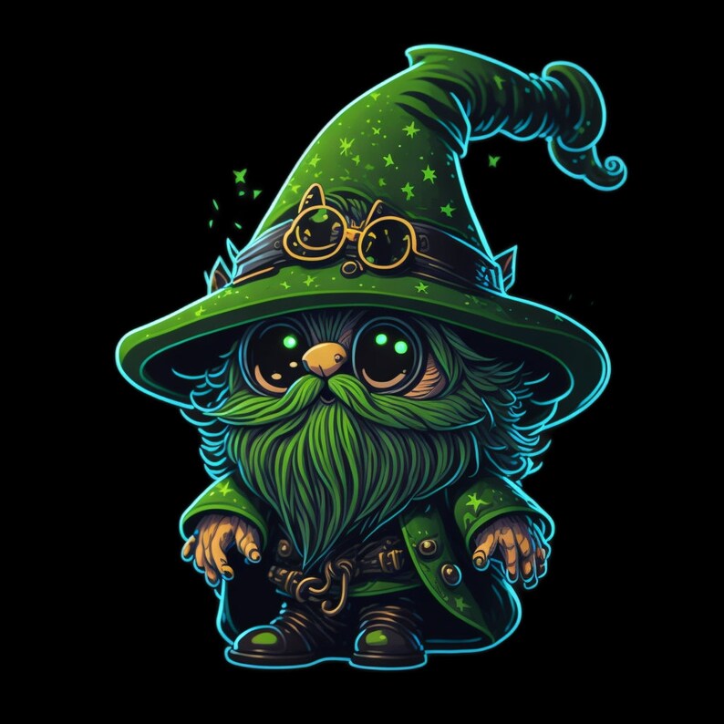 Magic Wizard Clipart Bundle, Wizard PNG Bundle, Wizard Digital ...