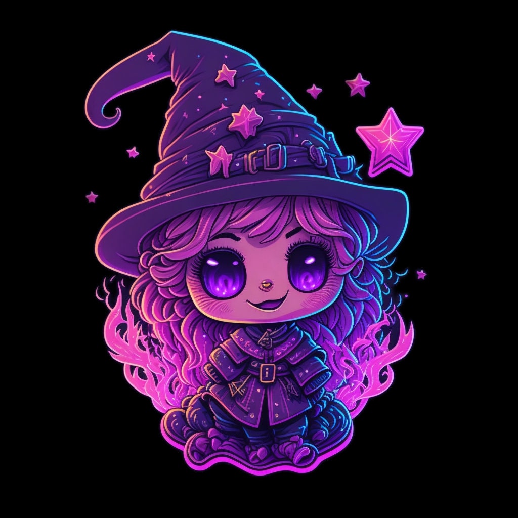 Magic Witch Clipart Bundle, Witch PNG Bundle, Witch Digital Scrapbook ...