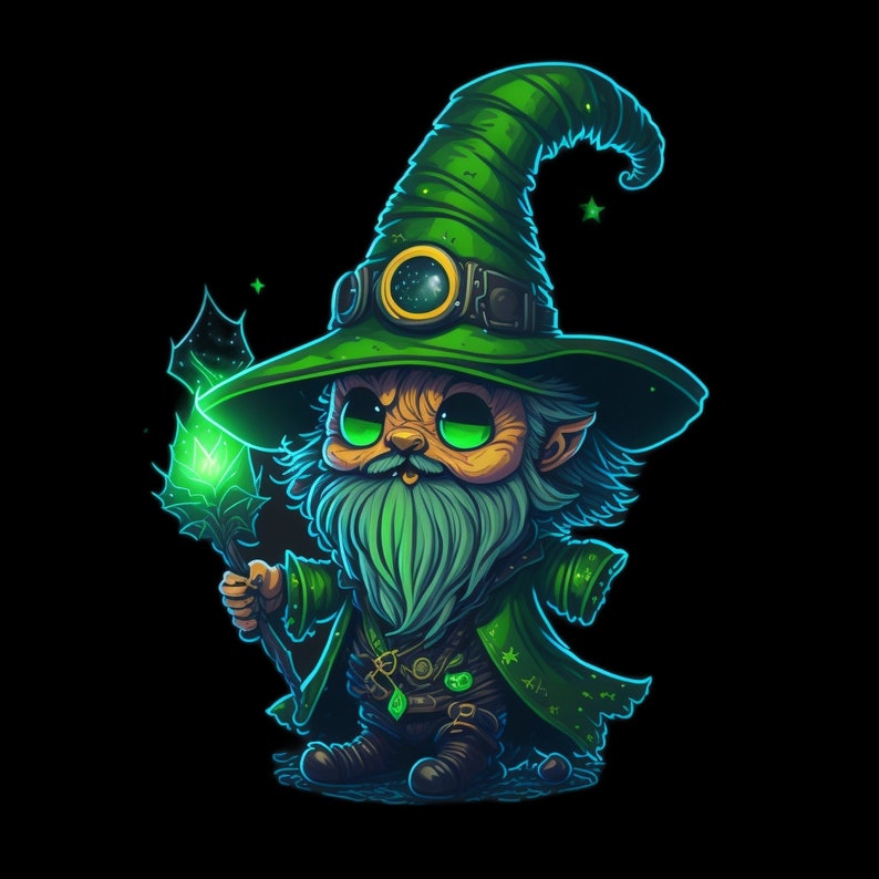 Magic Wizard Clipart Bundle, Wizard PNG Bundle, Wizard Digital ...