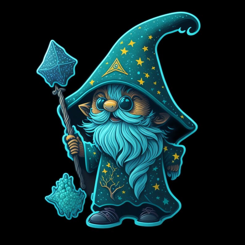Magic Wizard Clipart Bundle, Wizard PNG Bundle, Wizard Digital ...