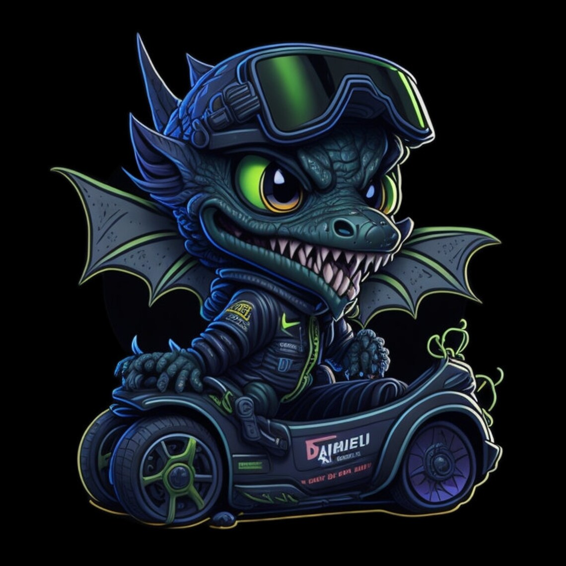 Magic Dragon Clipart Bundle Black Dragon Clipart Dragon - Etsy