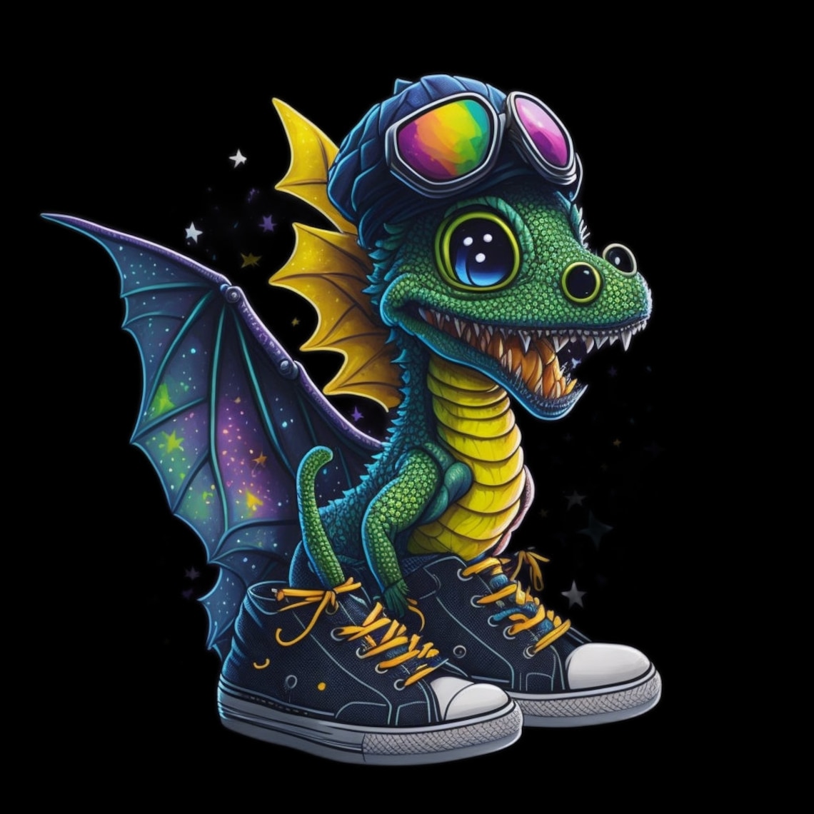 Magic Dragon Clipart Bundle, Rainbow Dragon Clipart, Dragon Digital ...