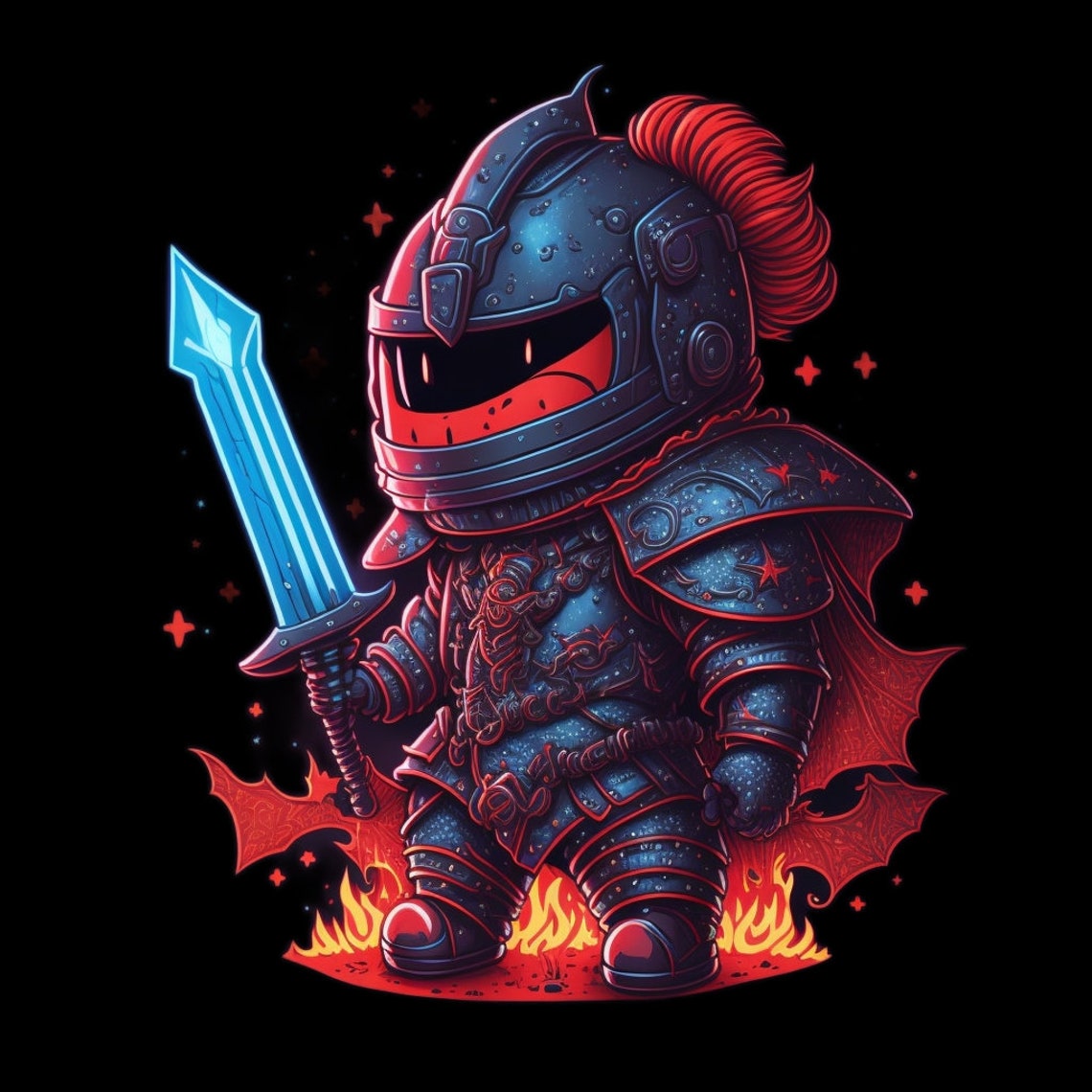 Magic Knight Clipart Bundle Red Knight Clipart Knight - Etsy