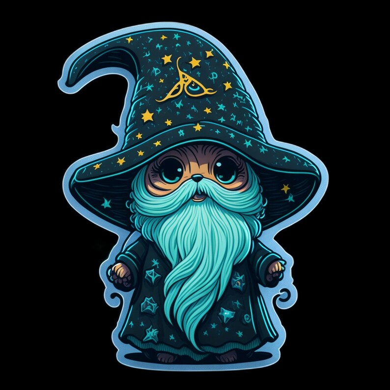 Magic Wizard Clipart Bundle, Wizard PNG Bundle, Wizard Digital ...