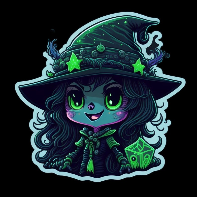Magic Witch Clipart Bundle Witch PNG Bundle Witch Digital - Etsy