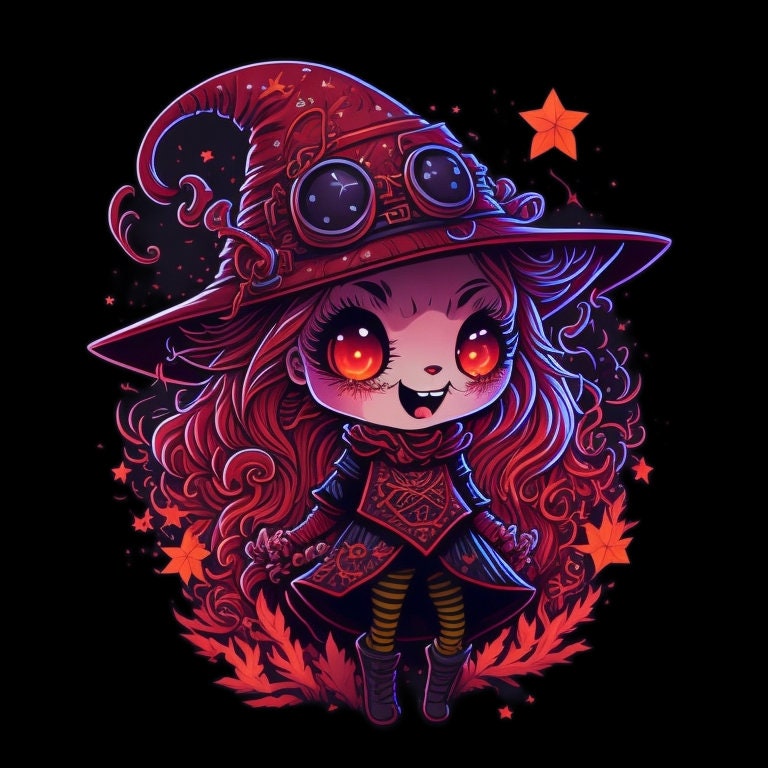 Magic Witch Clipart Bundle, Witch PNG Bundle, Witch Digital Scrapbook ...