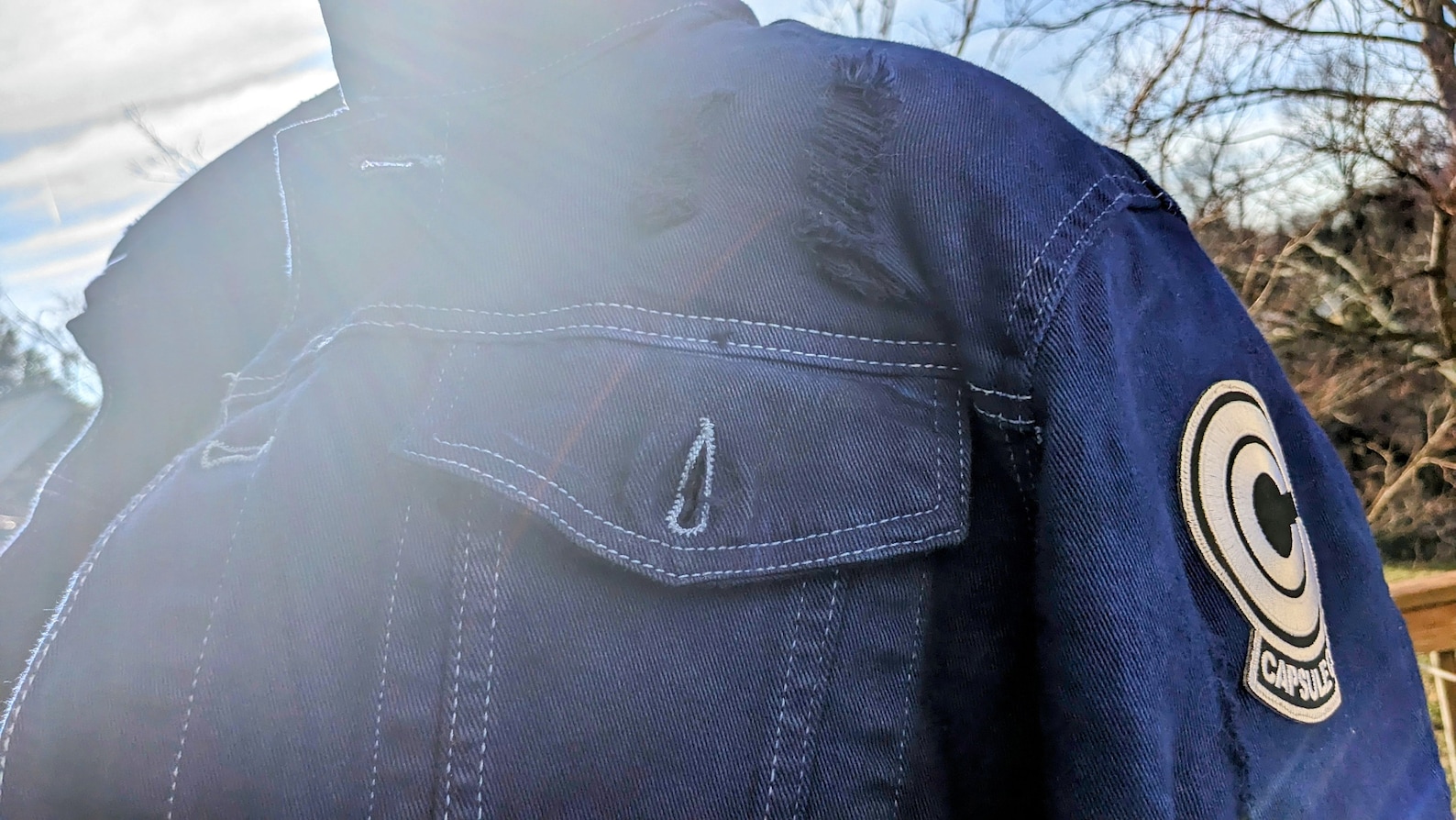 Men's Cropped Hero Jacket (ripped/distressed Version) - Etsy