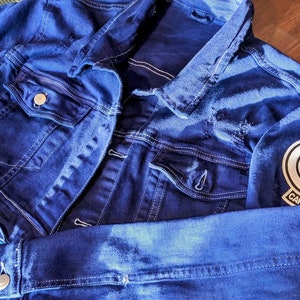 Men's Cropped Hero Jacket (ripped/distressed Version) - Etsy