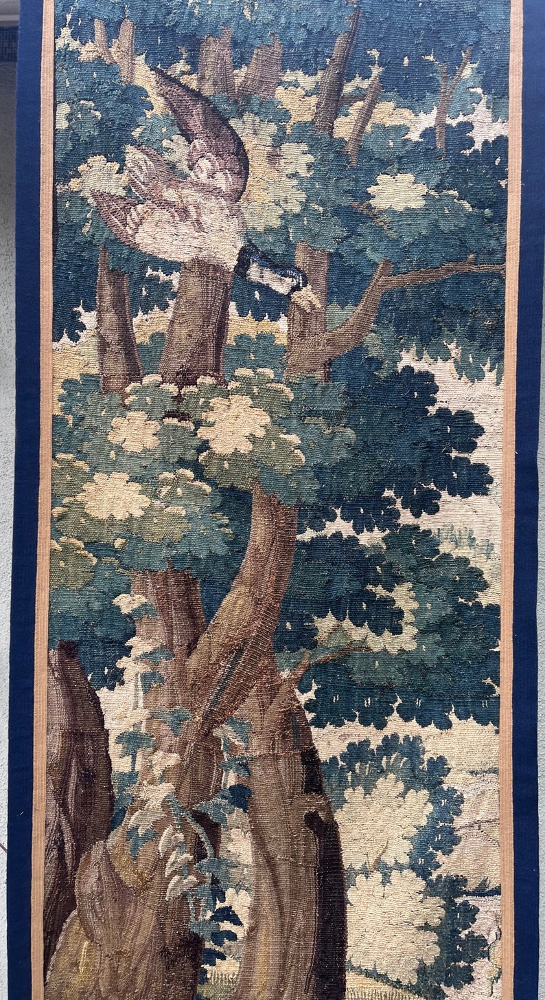 18th Century Verdure Tapestry With Duck Flying - Etsy Canada