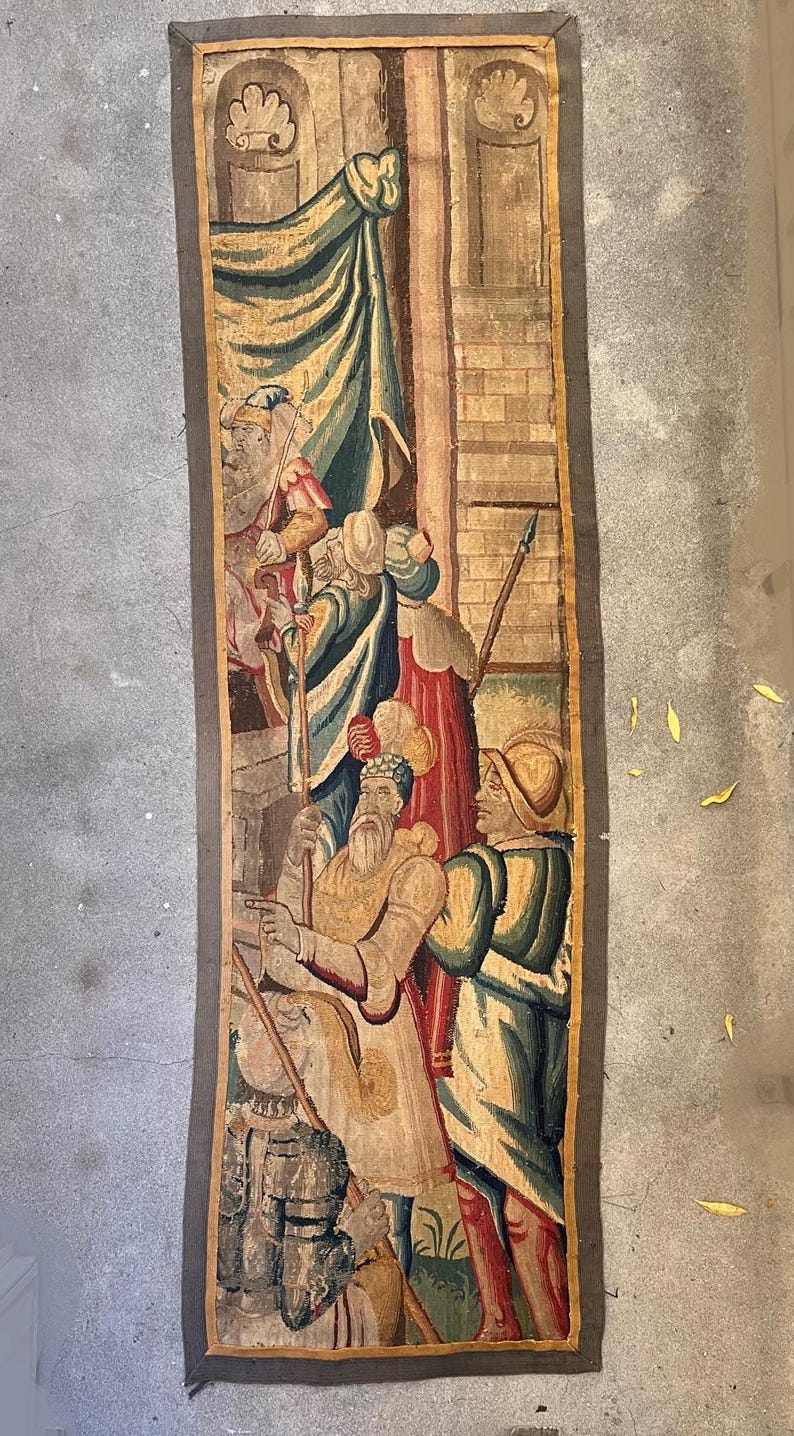 Early 18th Century Tapestry With Soldiers - Etsy